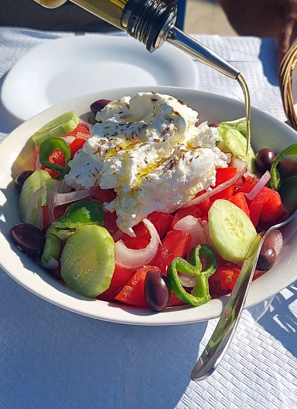MERMIZELI : Salade grecque de Kalymnos - CUISINE A LA GRECQUE