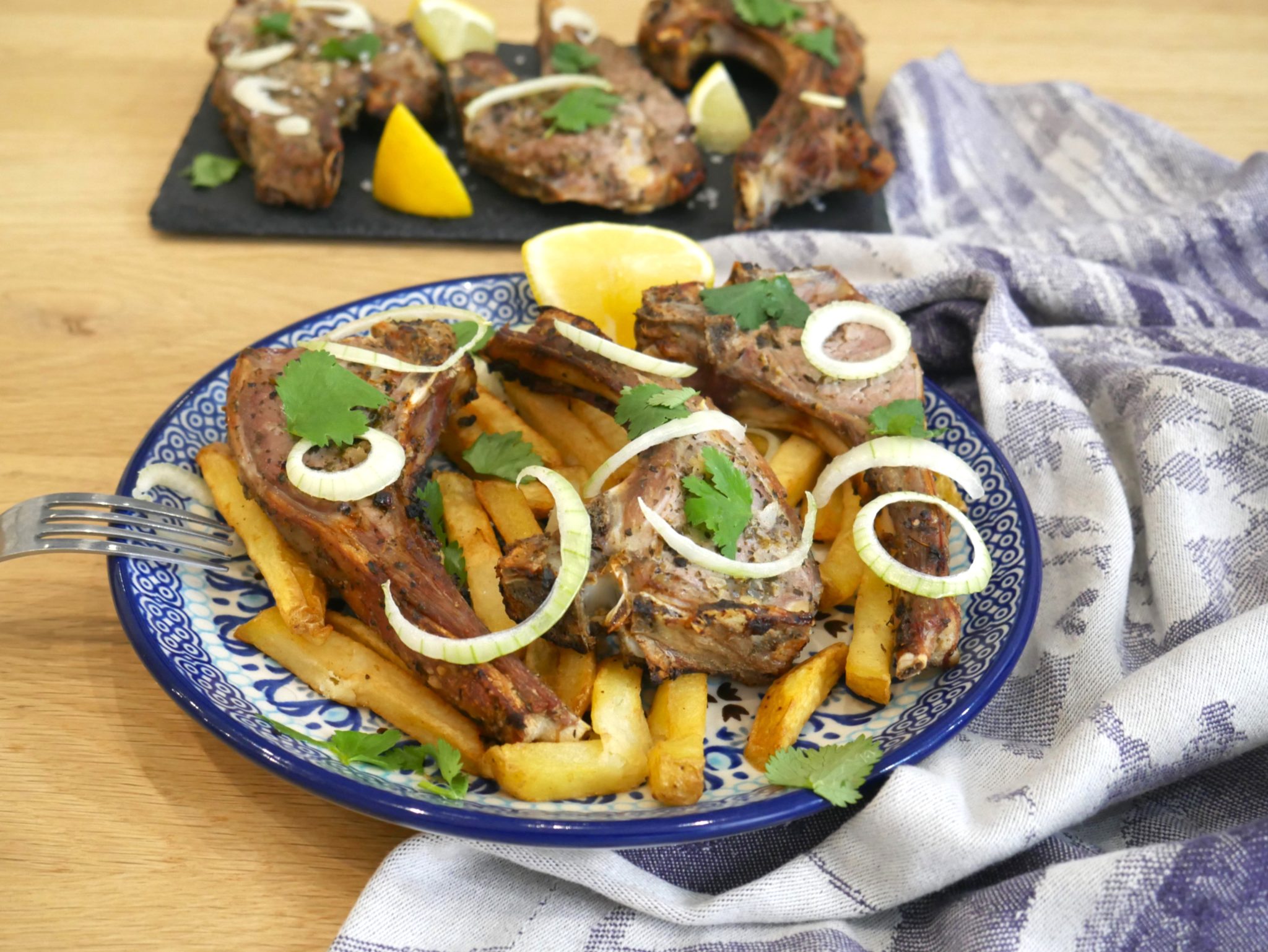 PAIDAKIA STO FOURNO: Côtes d’agneau au four grecques - CUISINE A LA GRECQUE